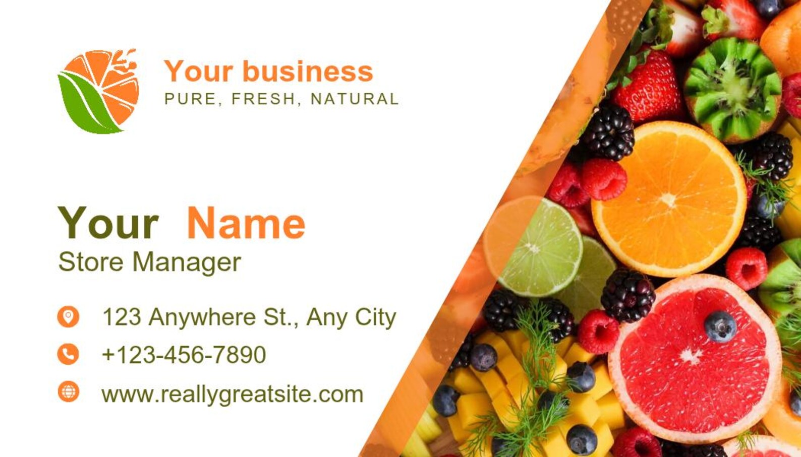 Editable Canva Juice Bar Flyer Template Tropical Drink Menu Design ...