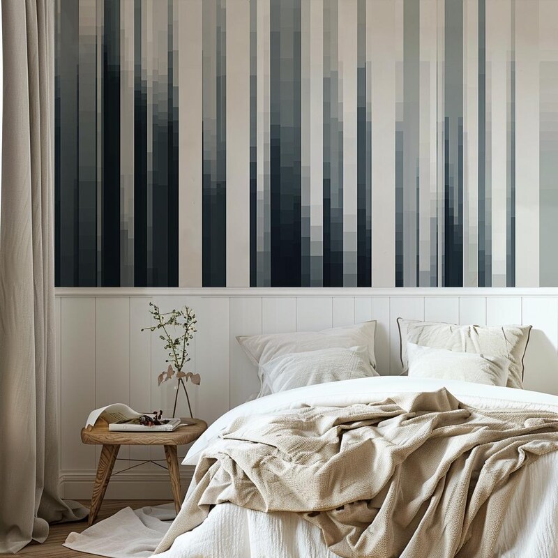 Vertical Stripe Wallpaper - Etsy