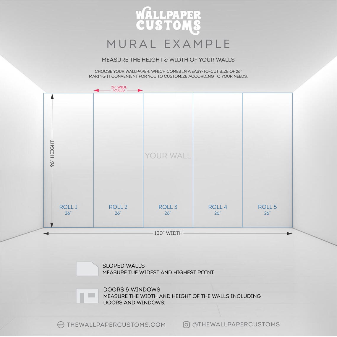 Colorful Abstract Wave Pattern Wallpaper Mural for Dining Room or ...