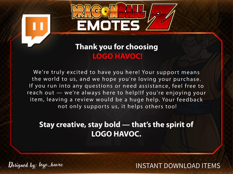 Dragon Ball Z Super Saiyan Animated Emotes: Anime Streamer Twitch ...