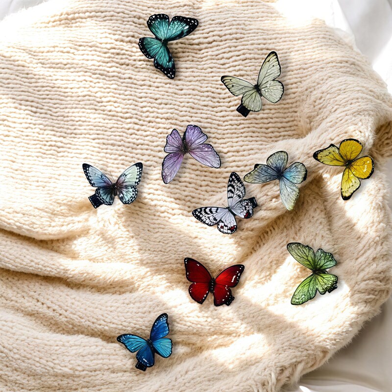 Butterfly Hair Pins - Etsy