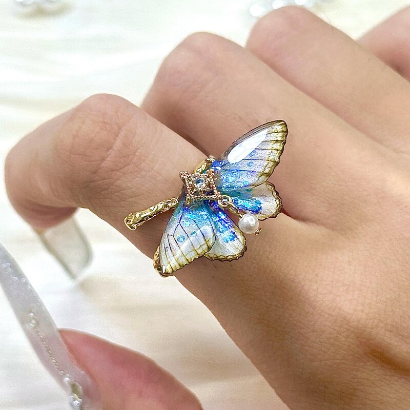 Butterfly Wing Ring - Etsy