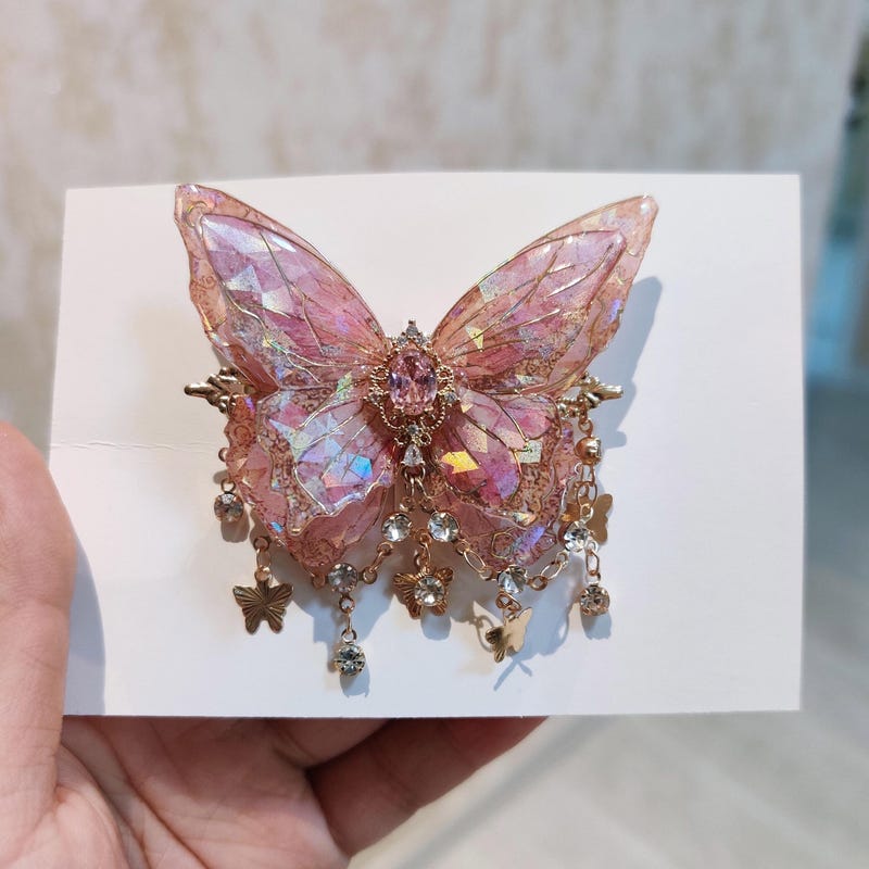 Butterfly Hair Clip - Etsy