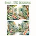 Jungle Animals Clipart | Watercolor Animals | Rainforest Animals PNG ...