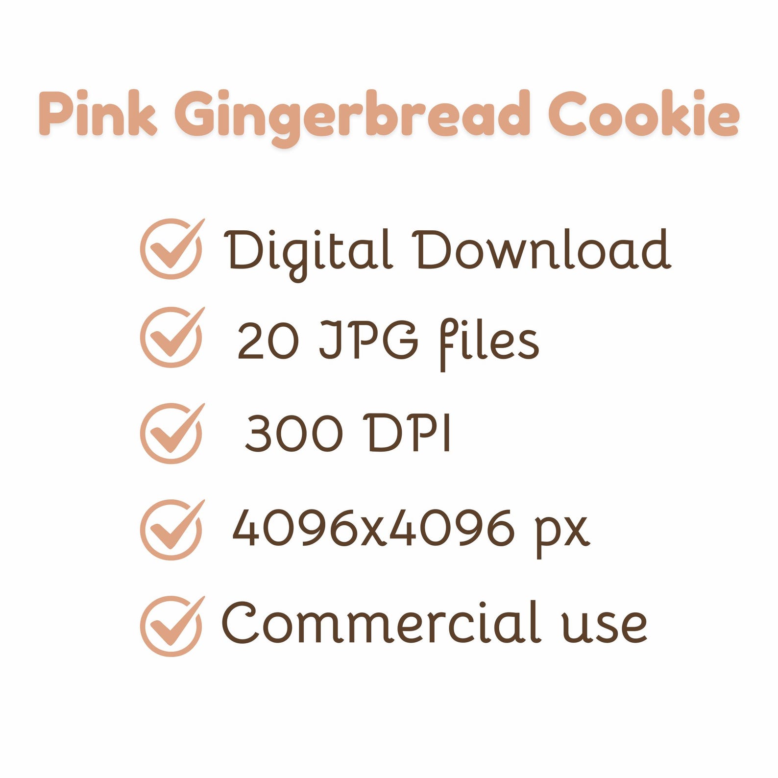 Pink Gingerbread Cookie Clipart | 20 Watercolor Christmas Cookies ...