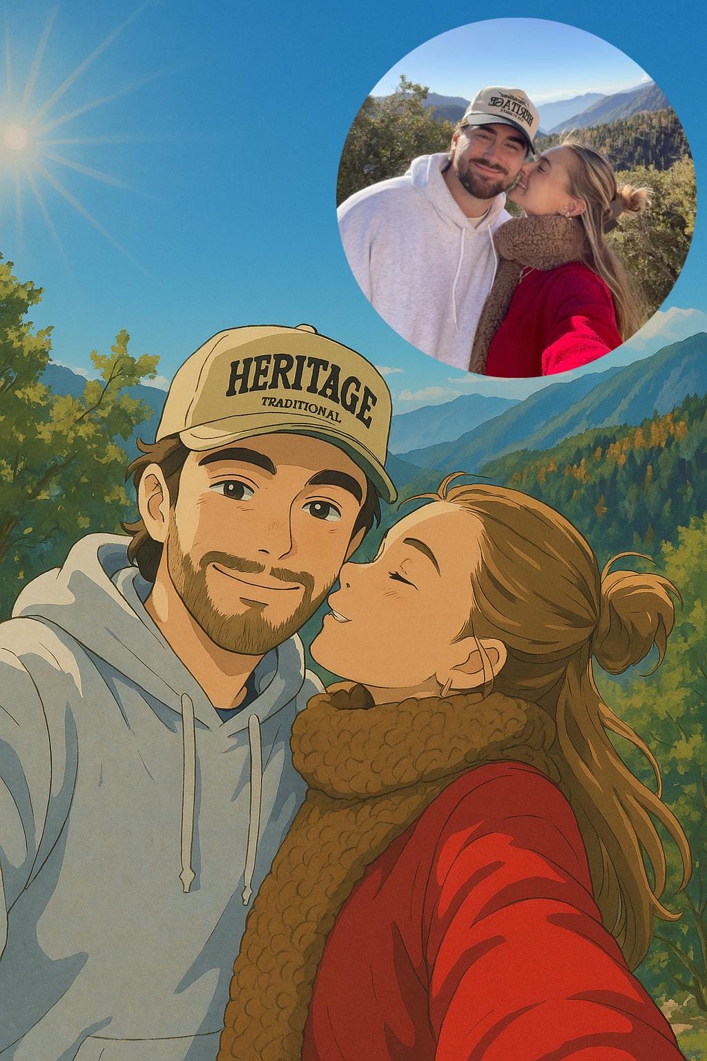 Custom Studio Ghibli Style Portrait Personalized Anime Art Family ...