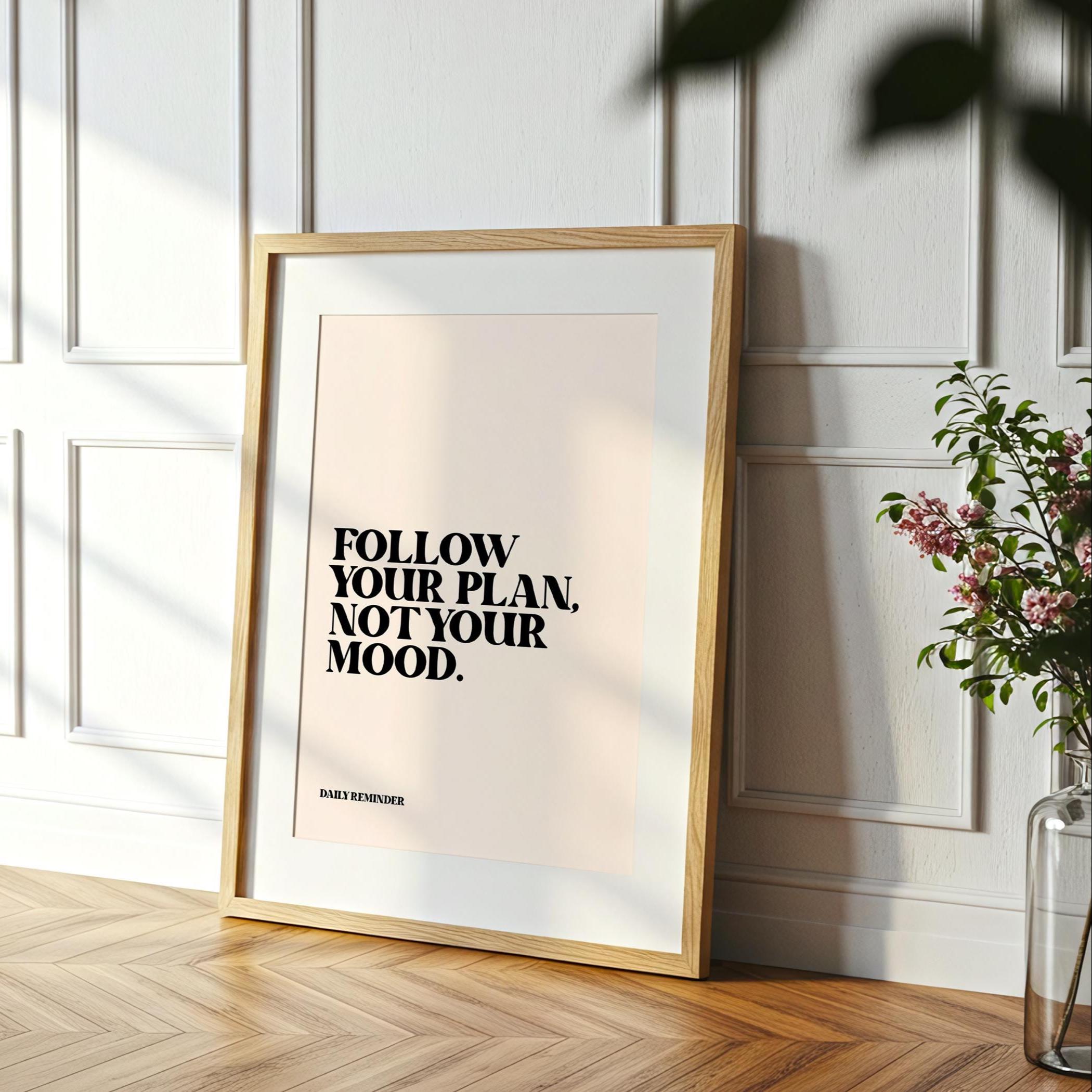 Neutral Motivational Wall Art Printable Quote Minimalist Beige Digital ...