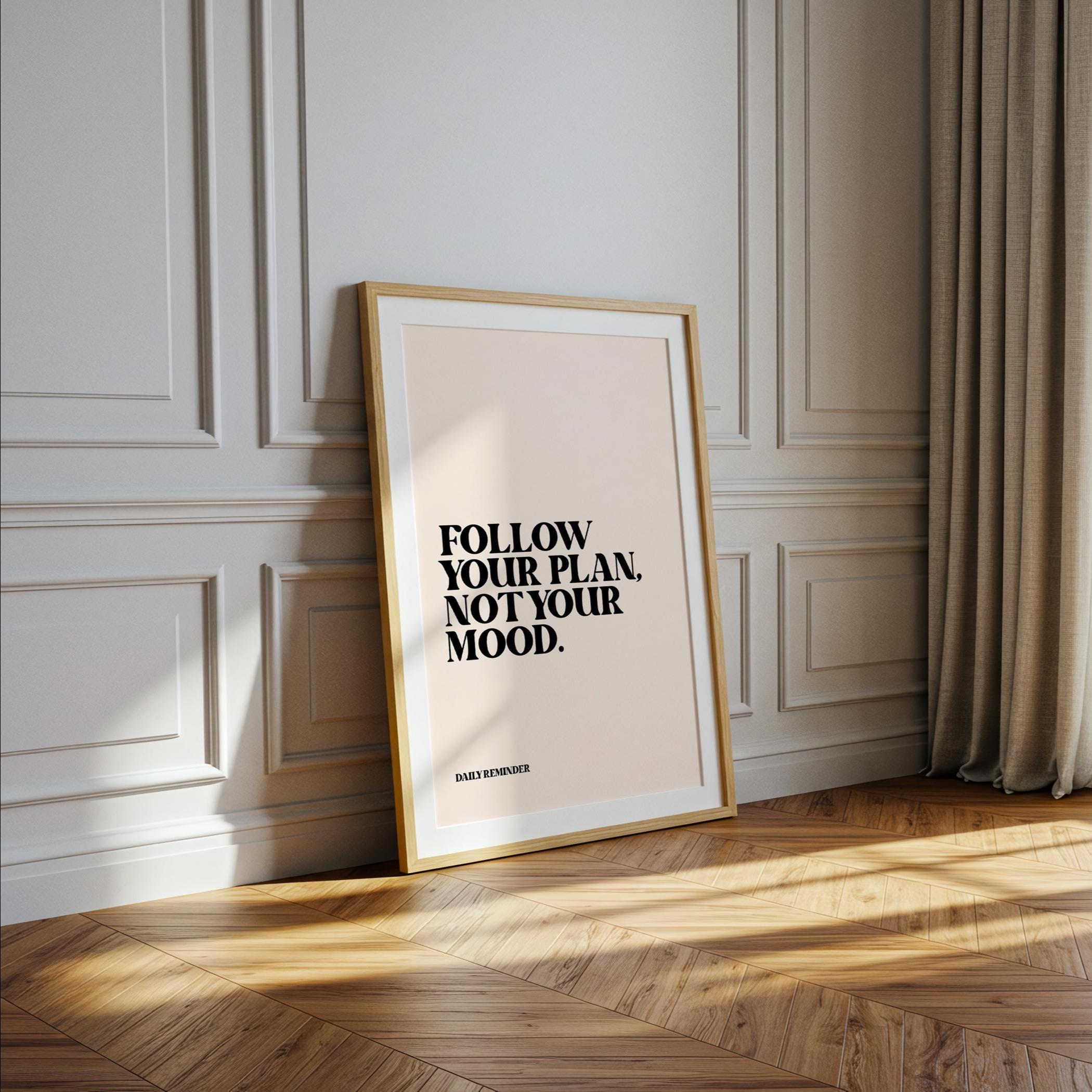 Neutral Motivational Wall Art Printable Quote Minimalist Beige Digital ...