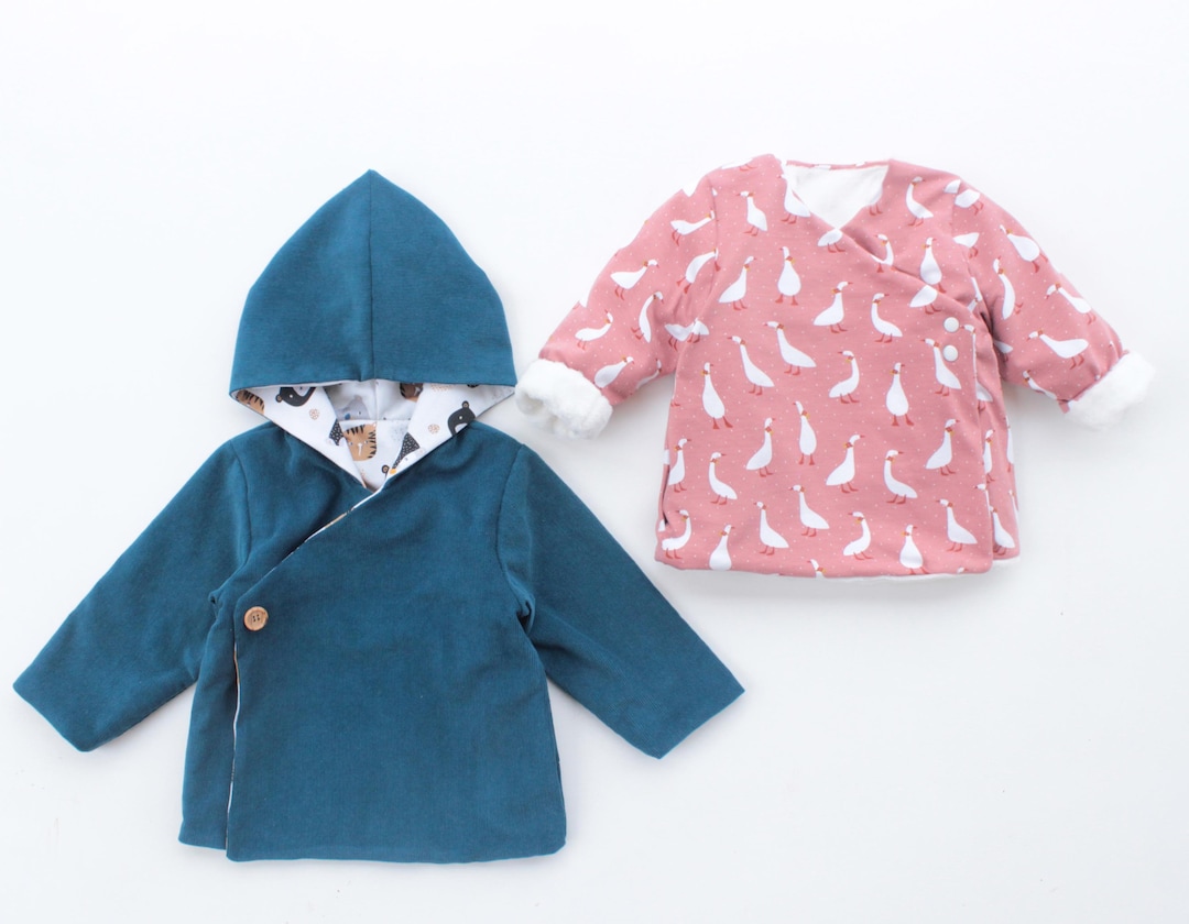 CUTIE Children Jacket Sewing Pattern Pdf, Woven and Knit Fabrics ...