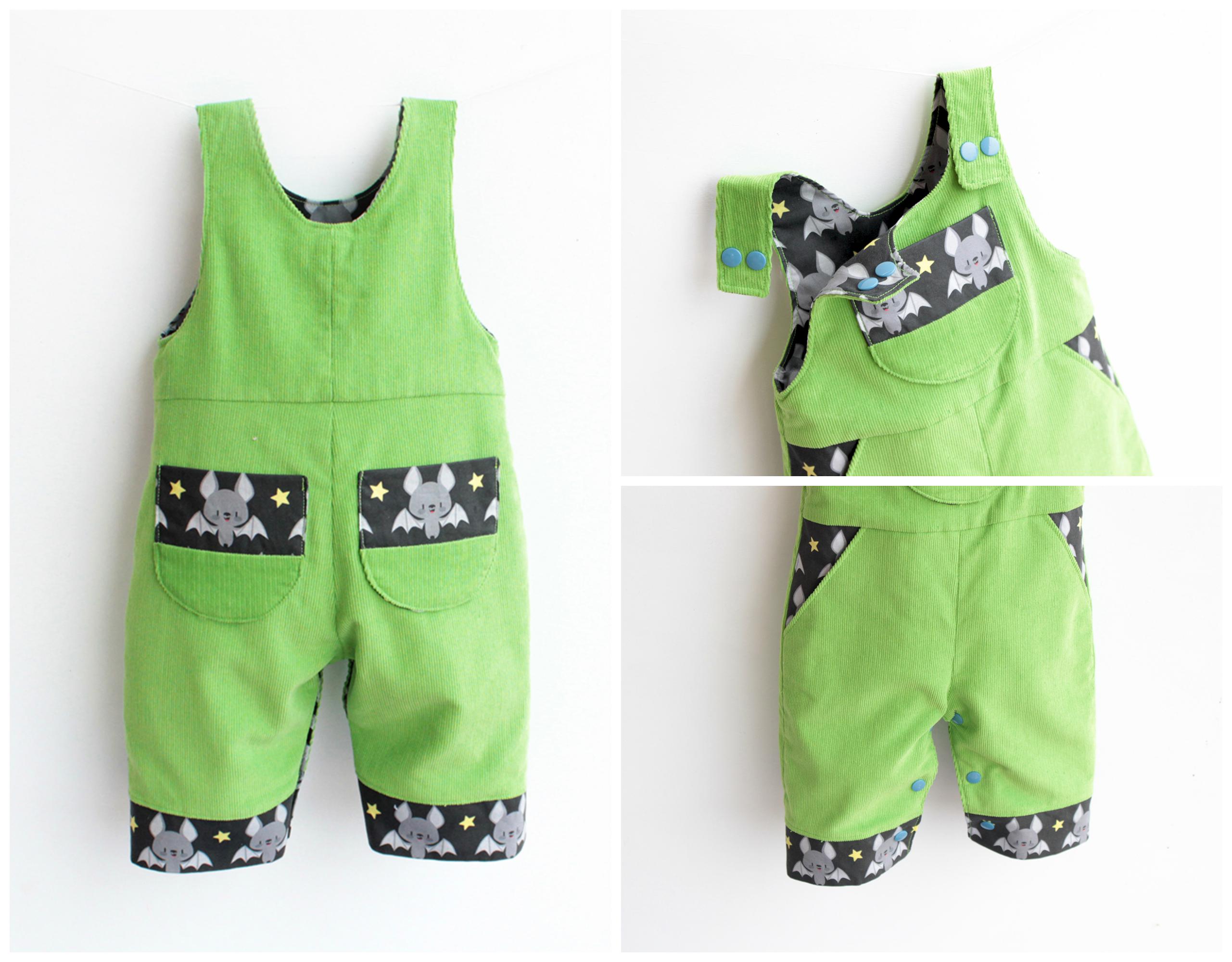 Lil CRITTERS Reversible Romper Pattern Pdf Sewing, Baby Romper Boy Girl ...