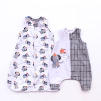 Bunny Rabbit Baby Sleeper Gown Knitting Pattern Rabbit Baby Sleeping ...