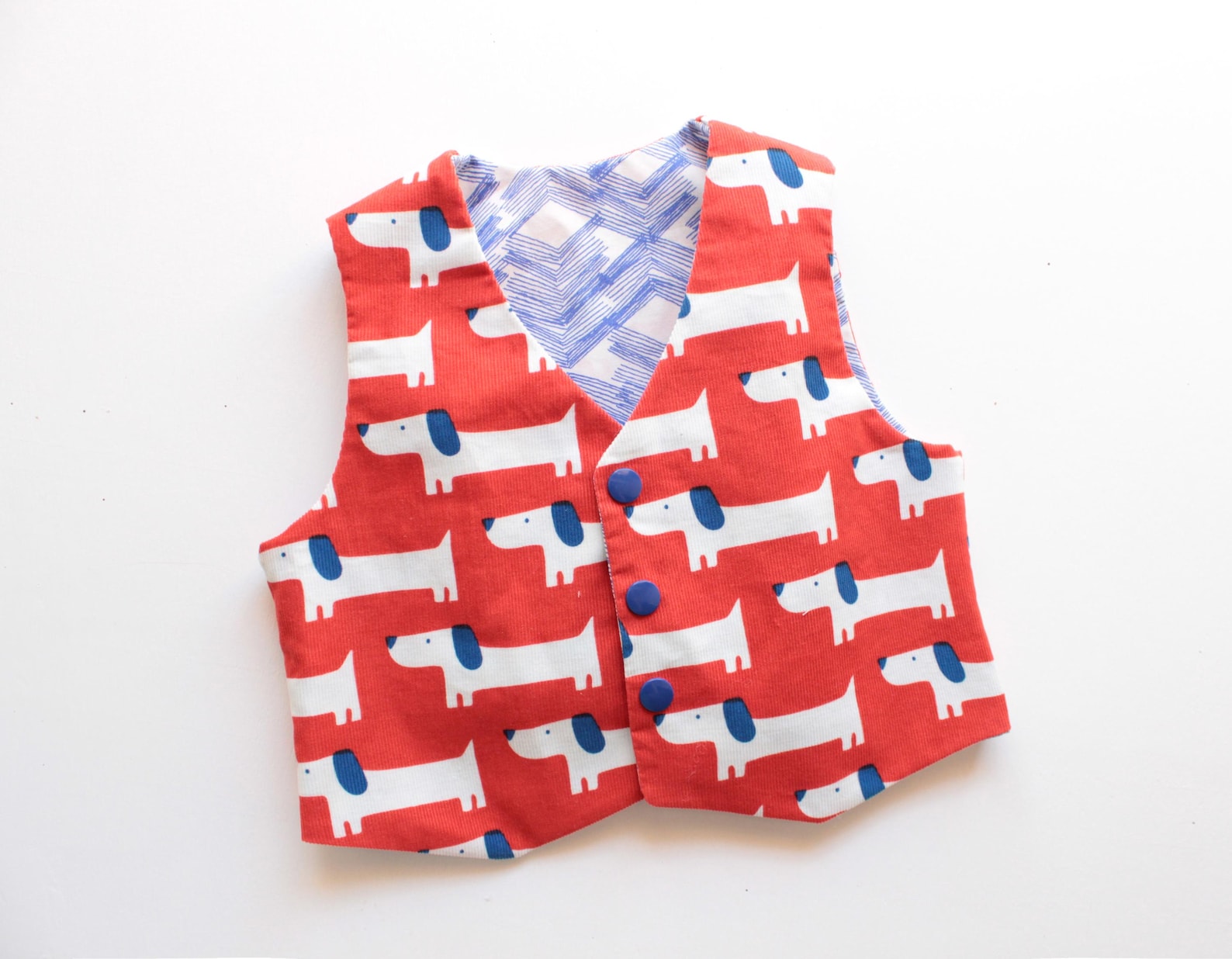 RED ROVER Kids VEST Pattern Pdf Sewing, Easy Cute, Fully Lined ...