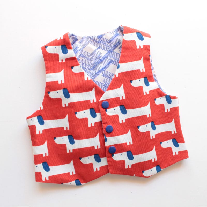 Girls Vest Pattern - Etsy