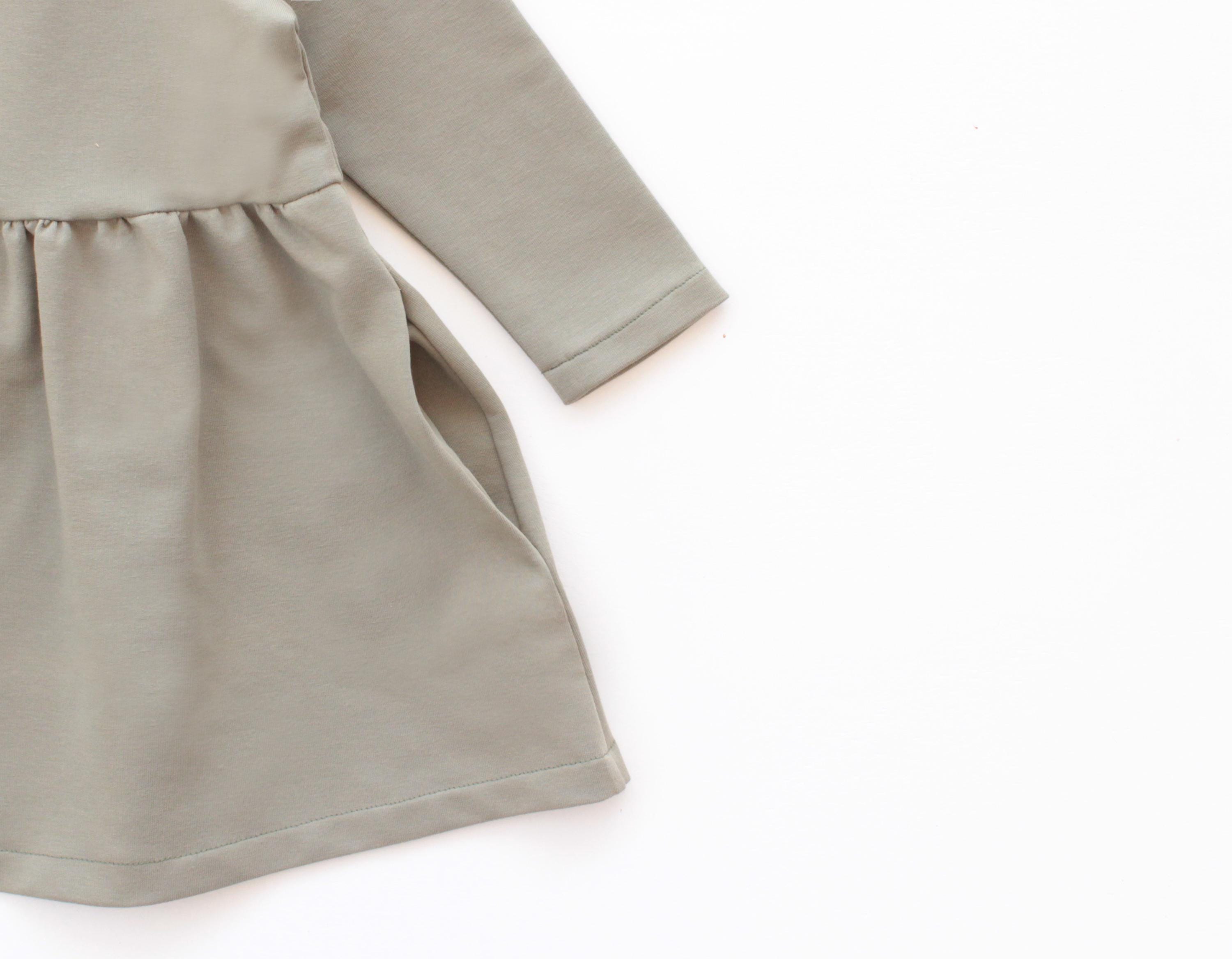 MOD Girl Dress Sewing Pattern Pdf, Long and Short Sleeve, Knit, Newborn ...