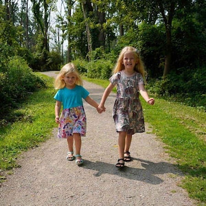 MOD Girl Dress Sewing Pattern Pdf, Long and Short Sleeve, Knit, Newborn ...
