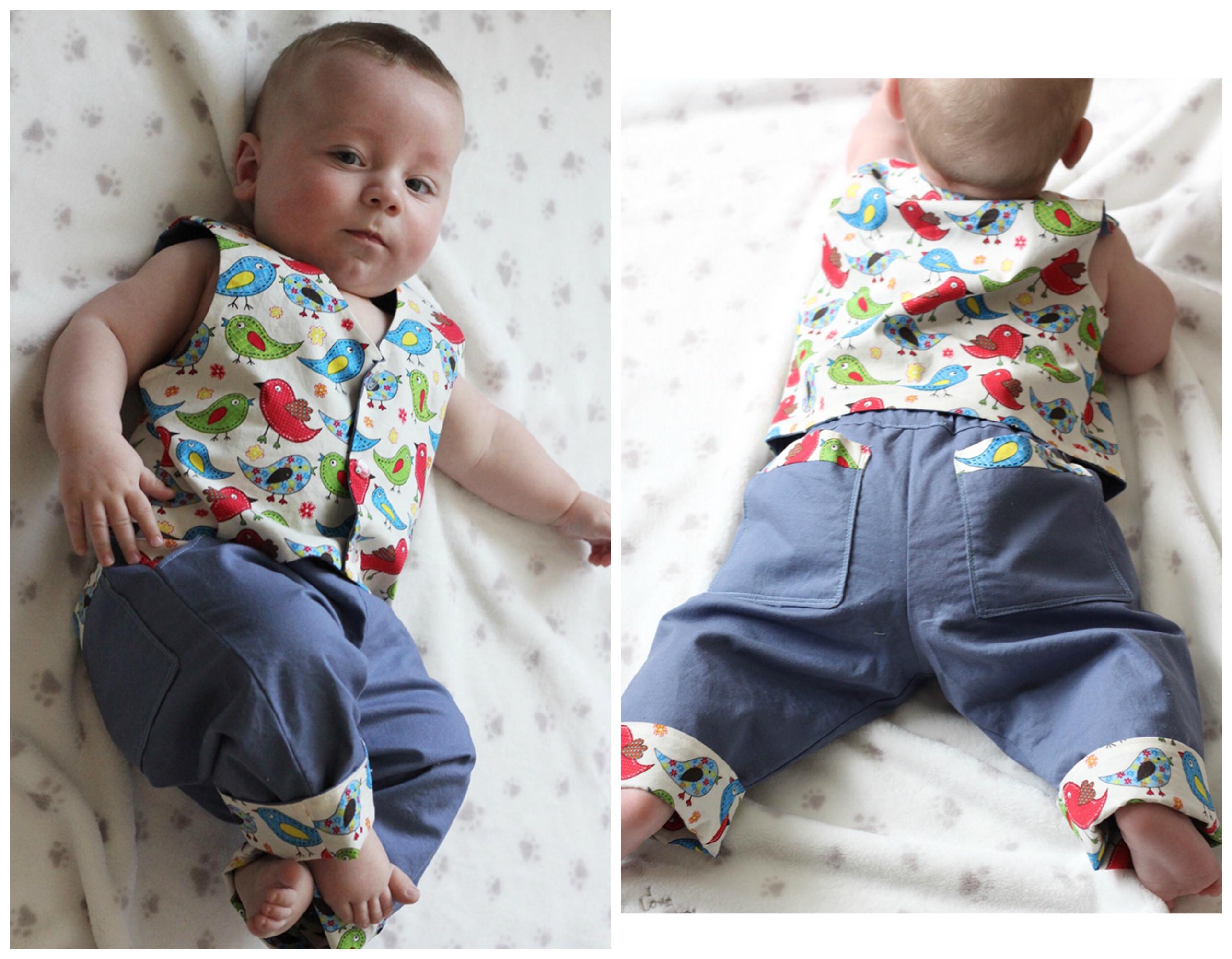 RED ROVER Kids VEST Pattern Pdf Sewing, Easy Cute, Fully Lined ...