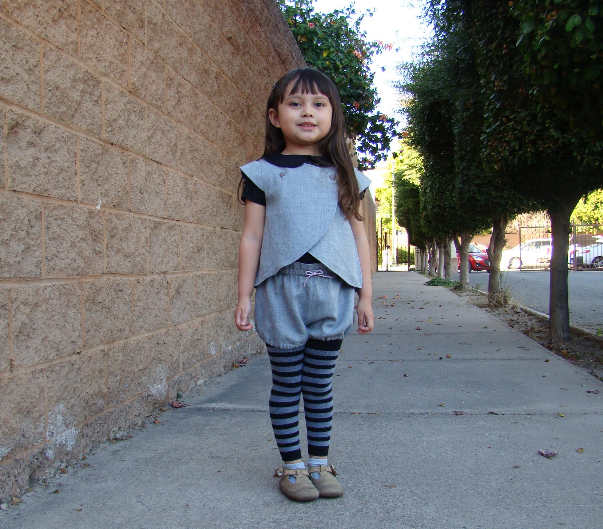 TEATIME Girl Baby Girl Vest Pattern Pdf Sewing, REVERSIBLE, Cap Sleeves ...