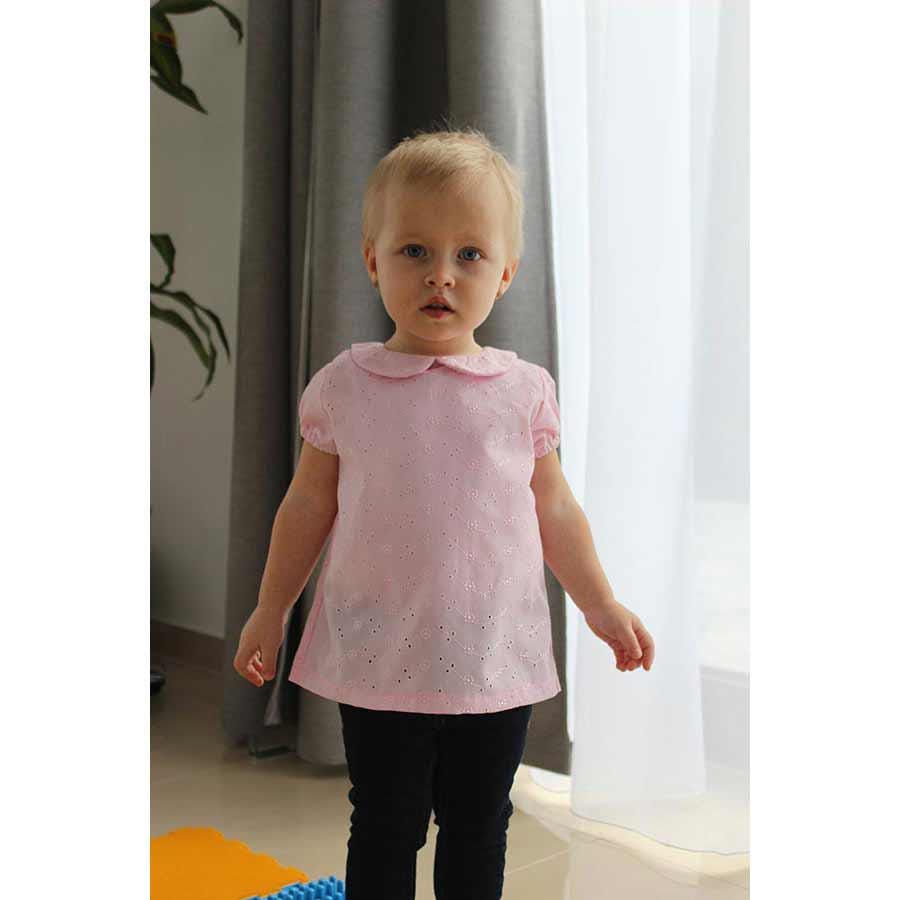 Woven Collared Girl Shirt Pattern | Newborn - 10 Years | TEATIME Baby ...