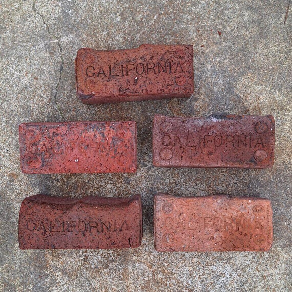 Antique "california" Paving Bricks (C.1913-1926) - Etsy