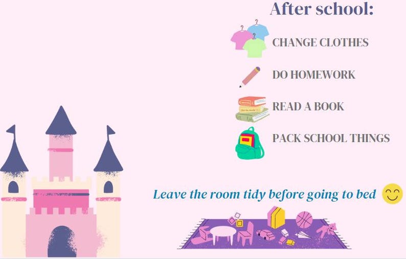 Printable Daily Routine Sheet for Kids – Structured Daily Schedule for ...