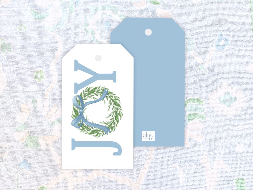 Joy Gift Tags | Christmas Gift Tags | Holiday Tags | Gift Tags - Etsy