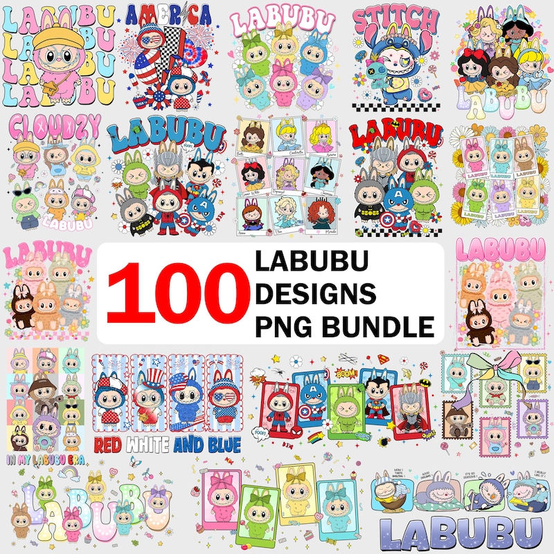 Labubu Png Prints - Etsy