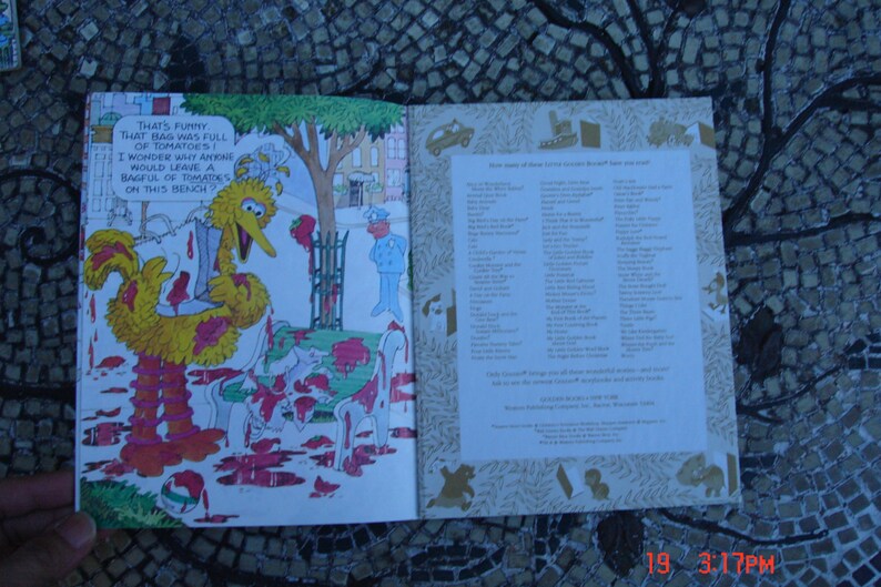 Big Bird Red Book by Rosanne and Jonathan Cerf a Little Golden Book ...