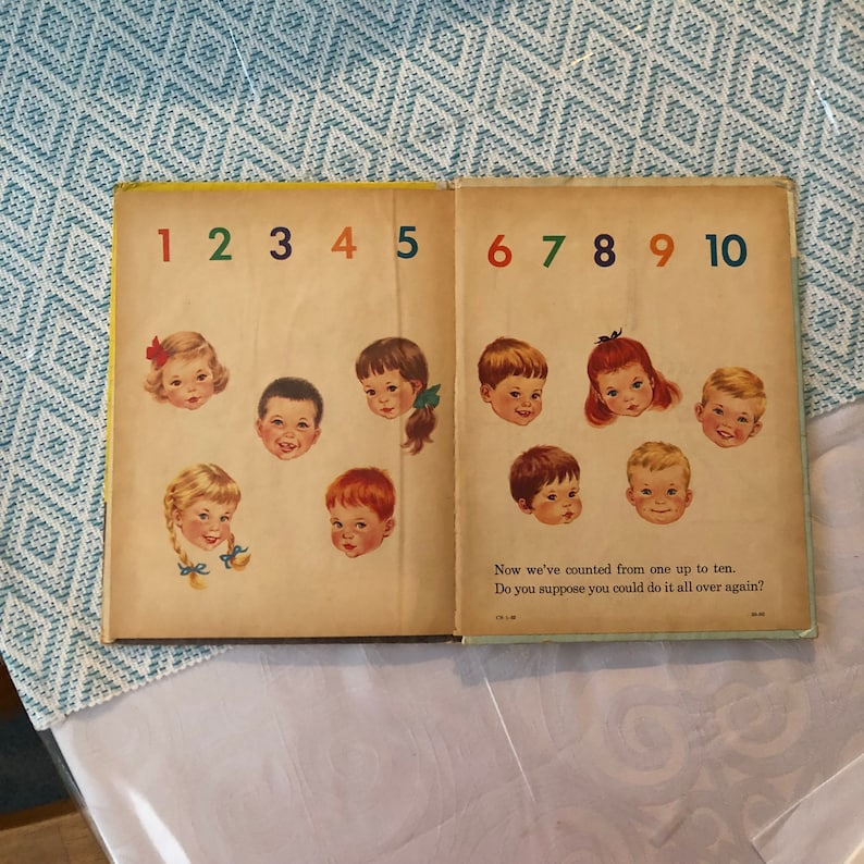 My Counting Book by Diane Sherman- A Rand Mcnally Elf Book - MCMLXII - Etsy