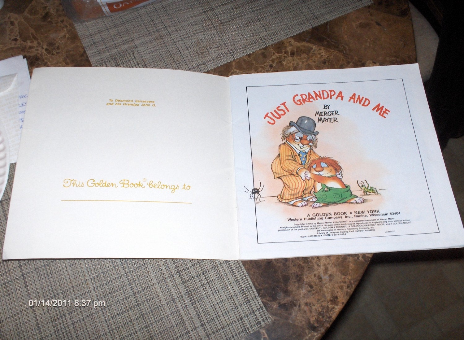 Just Grandpa and Me by Mercer Mayer - 1985 - Great Condition - Etsy