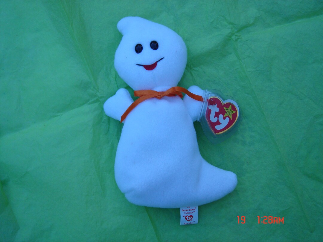 Vintage Spooky Ty Beanie Baby With Bonus Tag Cover 1995 - Etsy