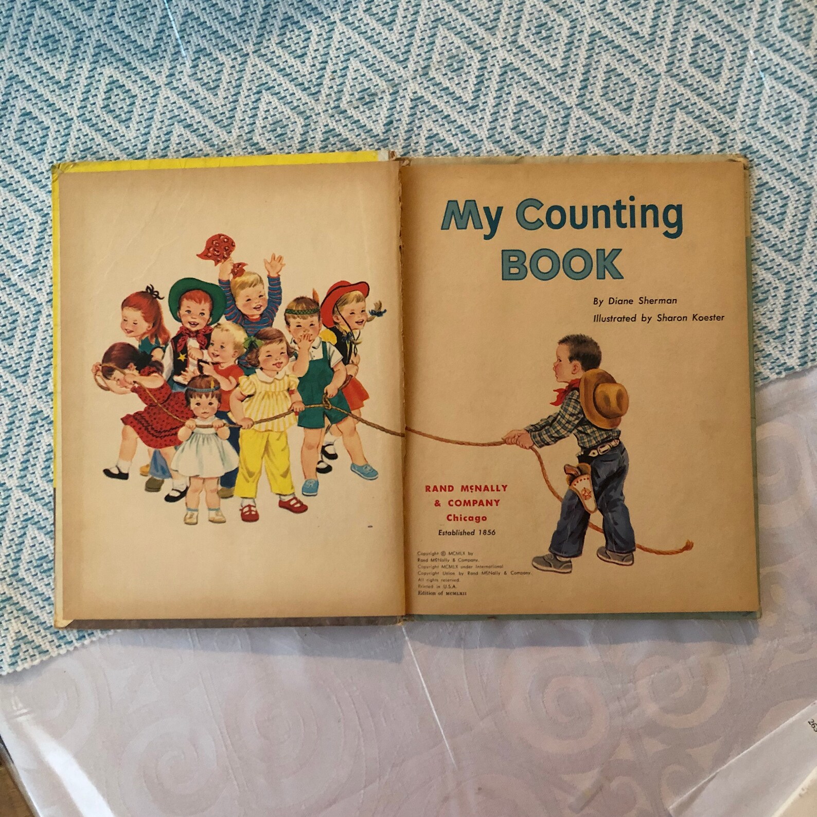 My Counting Book by Diane Sherman- A Rand Mcnally Elf Book - MCMLXII - Etsy
