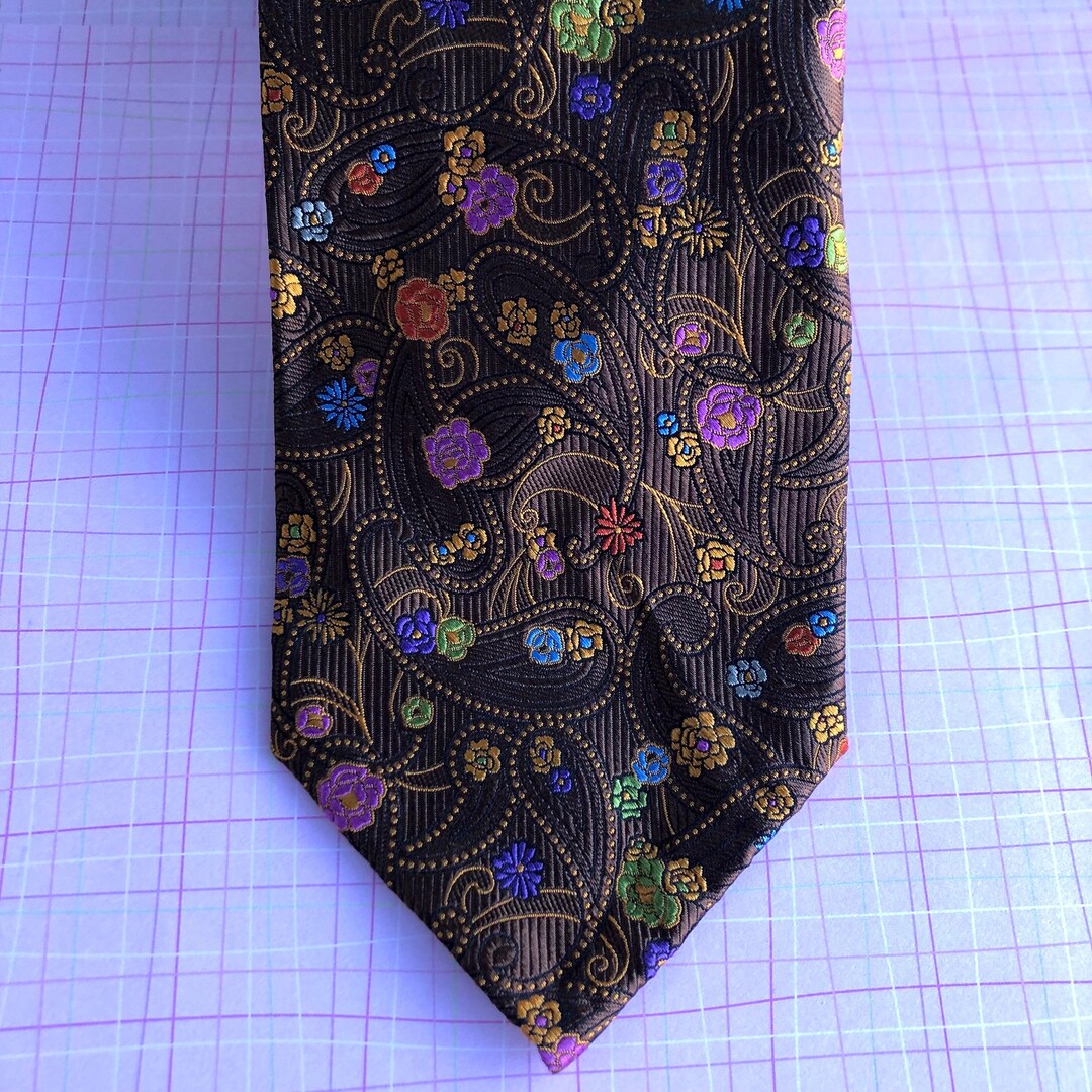 Vintage Robert Talbot Seven-fold Numbered Silk Necktie - Fabulous - Etsy