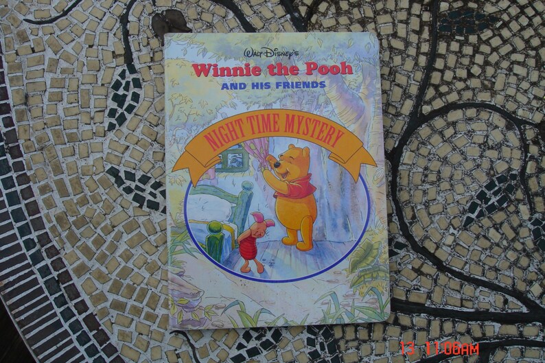 Walt Disney's Winnie the Pooh and His Friends Night Time - Etsy