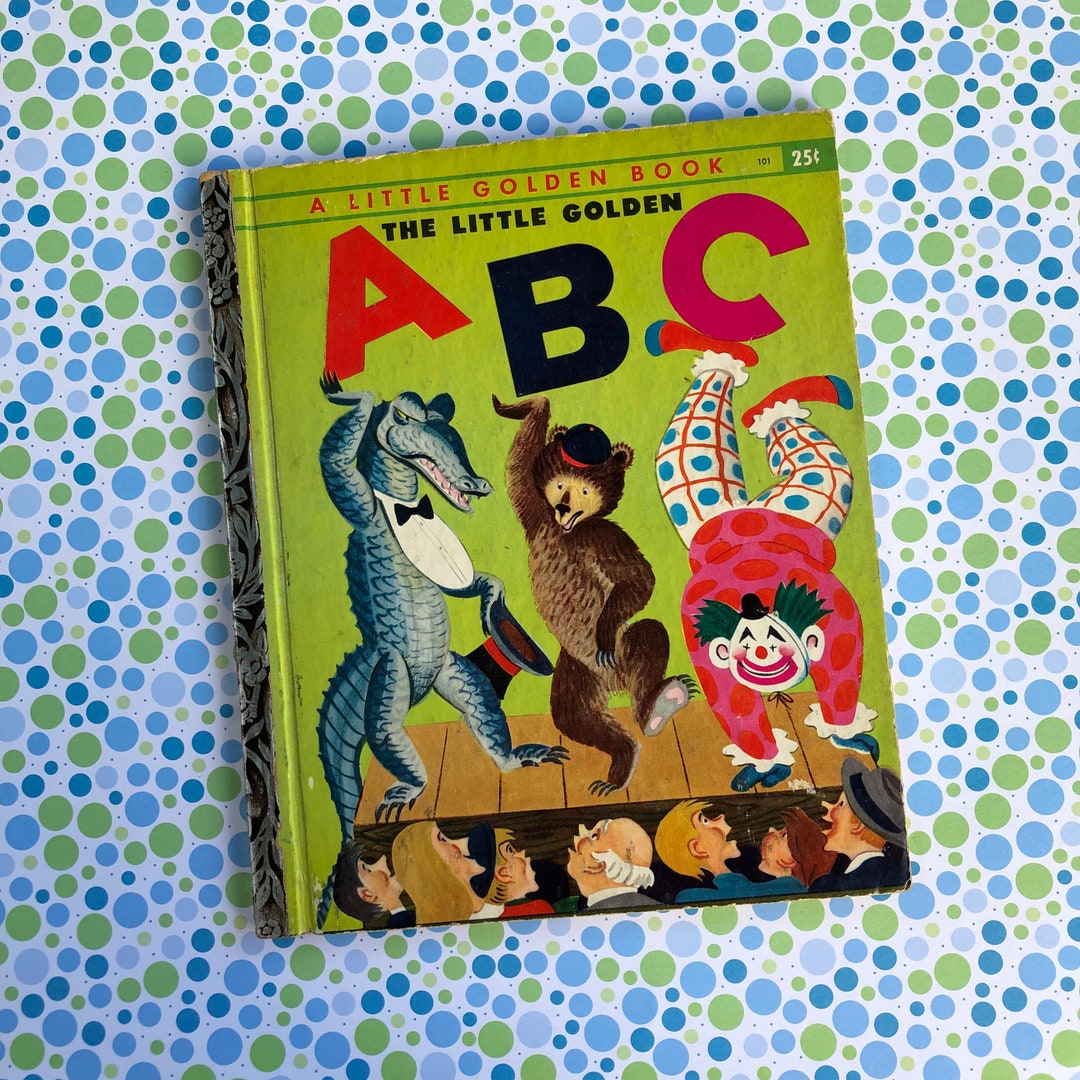The Little Golden A B C - A Little Golden Book #101 25cents - 1951 - Etsy