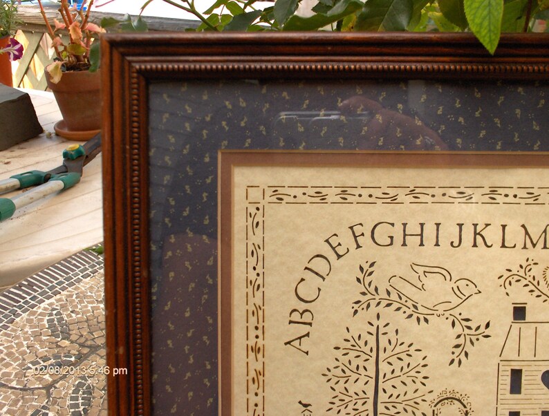 Vintage Figi Graphics Cut Out Art Sampler Beautiful - Etsy