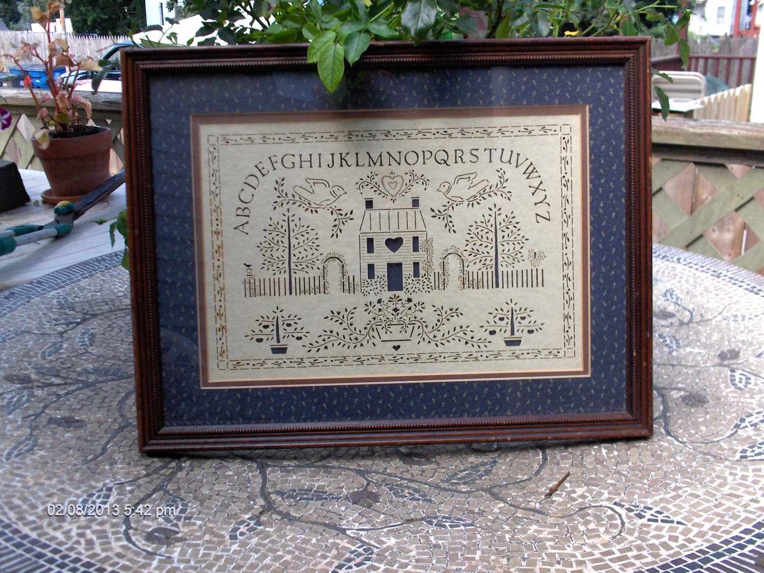 Vintage Figi Graphics Cut Out Art Sampler Beautiful - Etsy