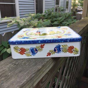 Vintage Massilly French Metal Decorated Square Tin Sweet - Etsy