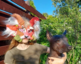 Peachycat Therian Mask/animal Mask/therian/furry - Etsy