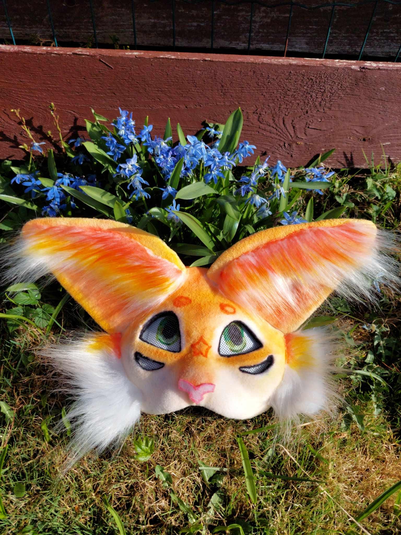 Peachycat Therian Mask/animal Mask/therian/furry - Etsy