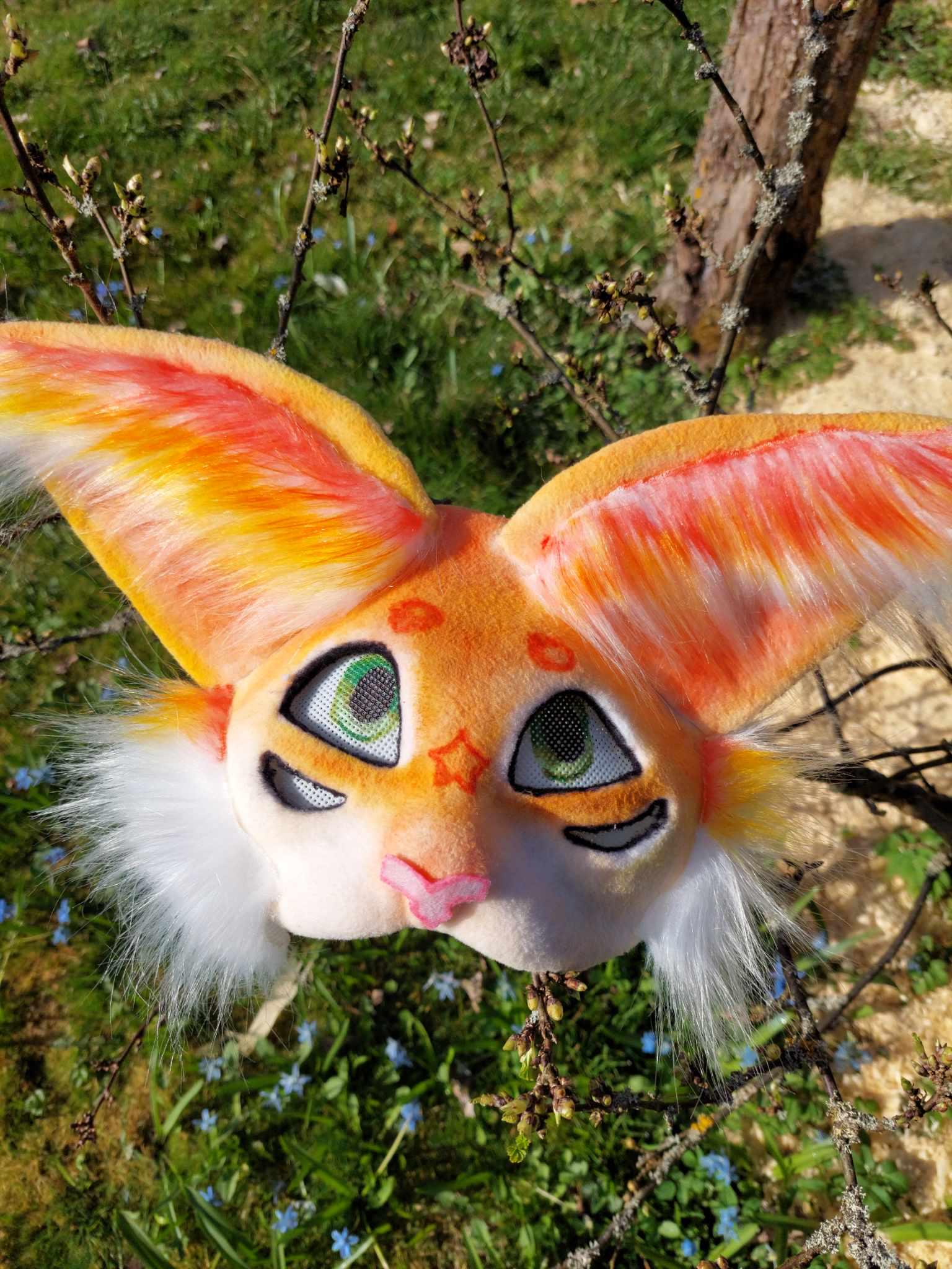 Peachycat Therian Mask/animal Mask/therian/furry - Etsy