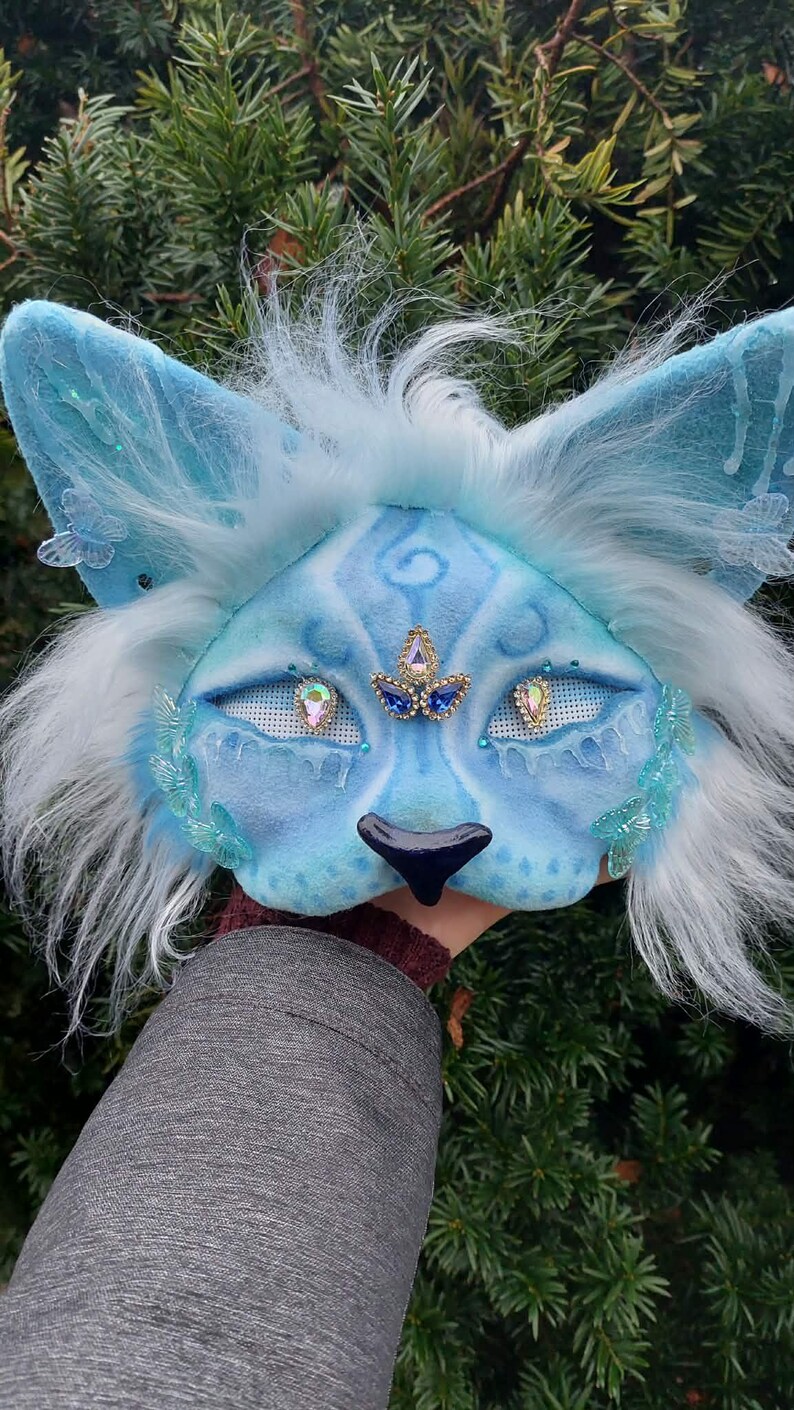 Icespirit/hq Therian Mask/animal Mask/quadrobics/cosplay/handmade - Etsy