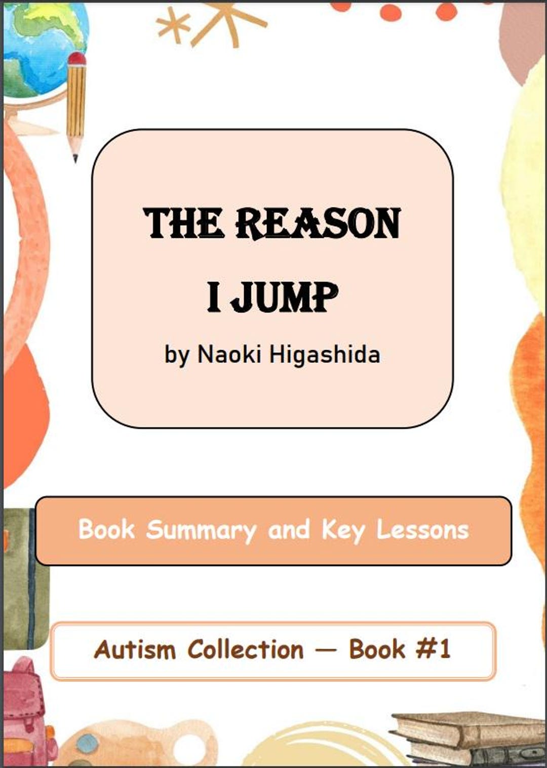 Book Summary & Key Lessons "the Reason I Jump" Understanding Autism - Etsy
