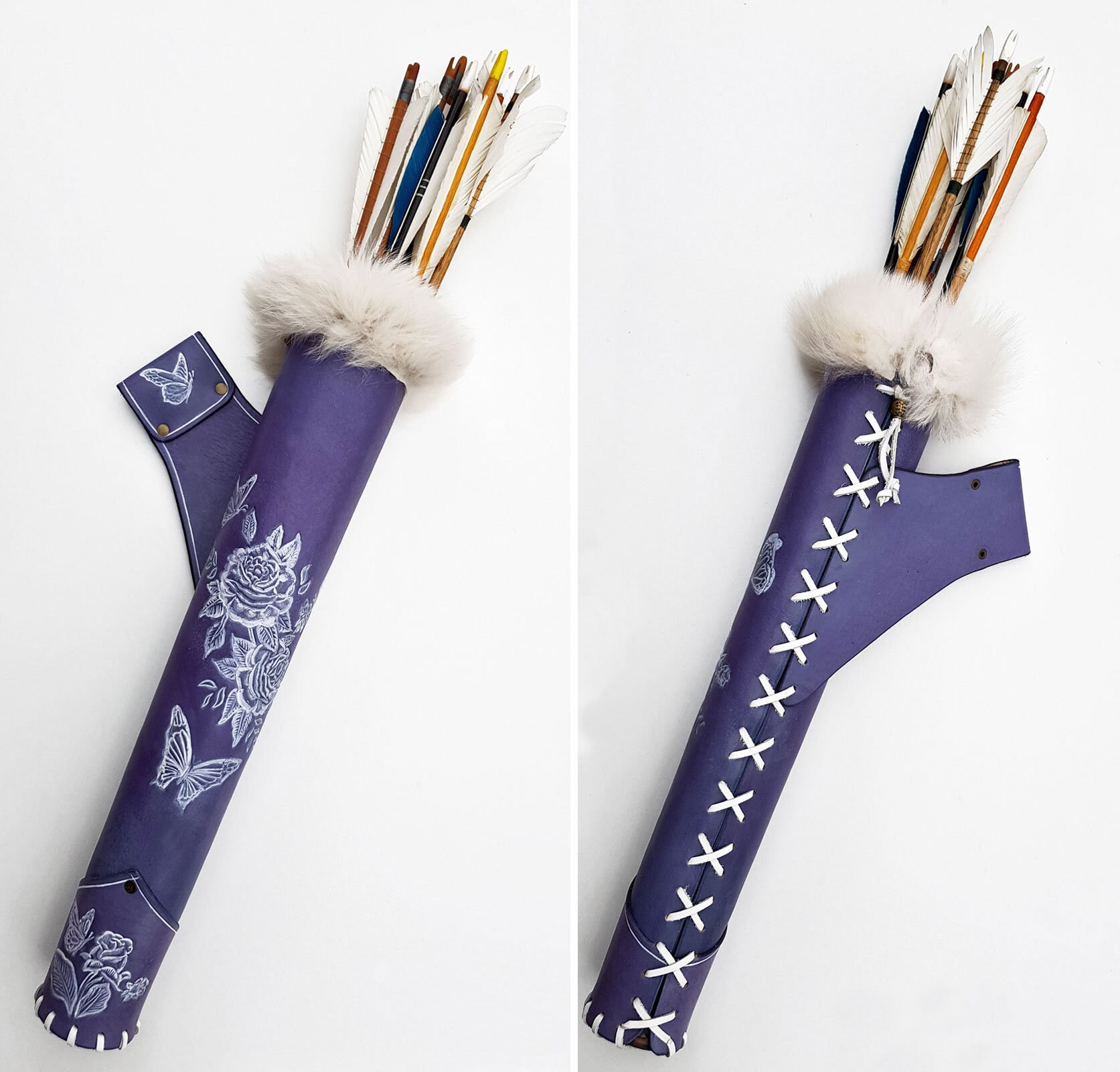 Leather Hip Quiver - Etsy