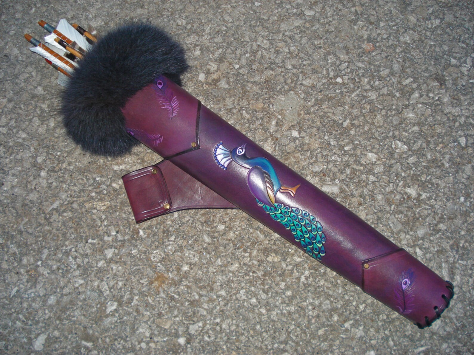 Leather Hip Quiver - Etsy