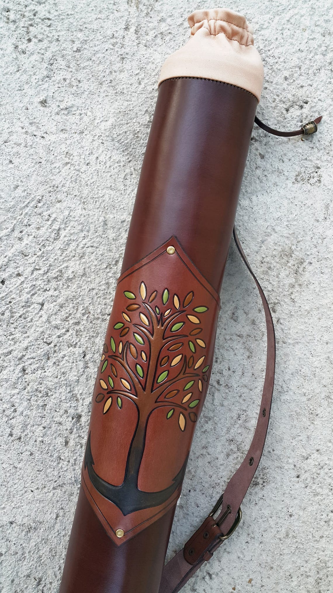 Tooled Leather Flute Case | Etsy