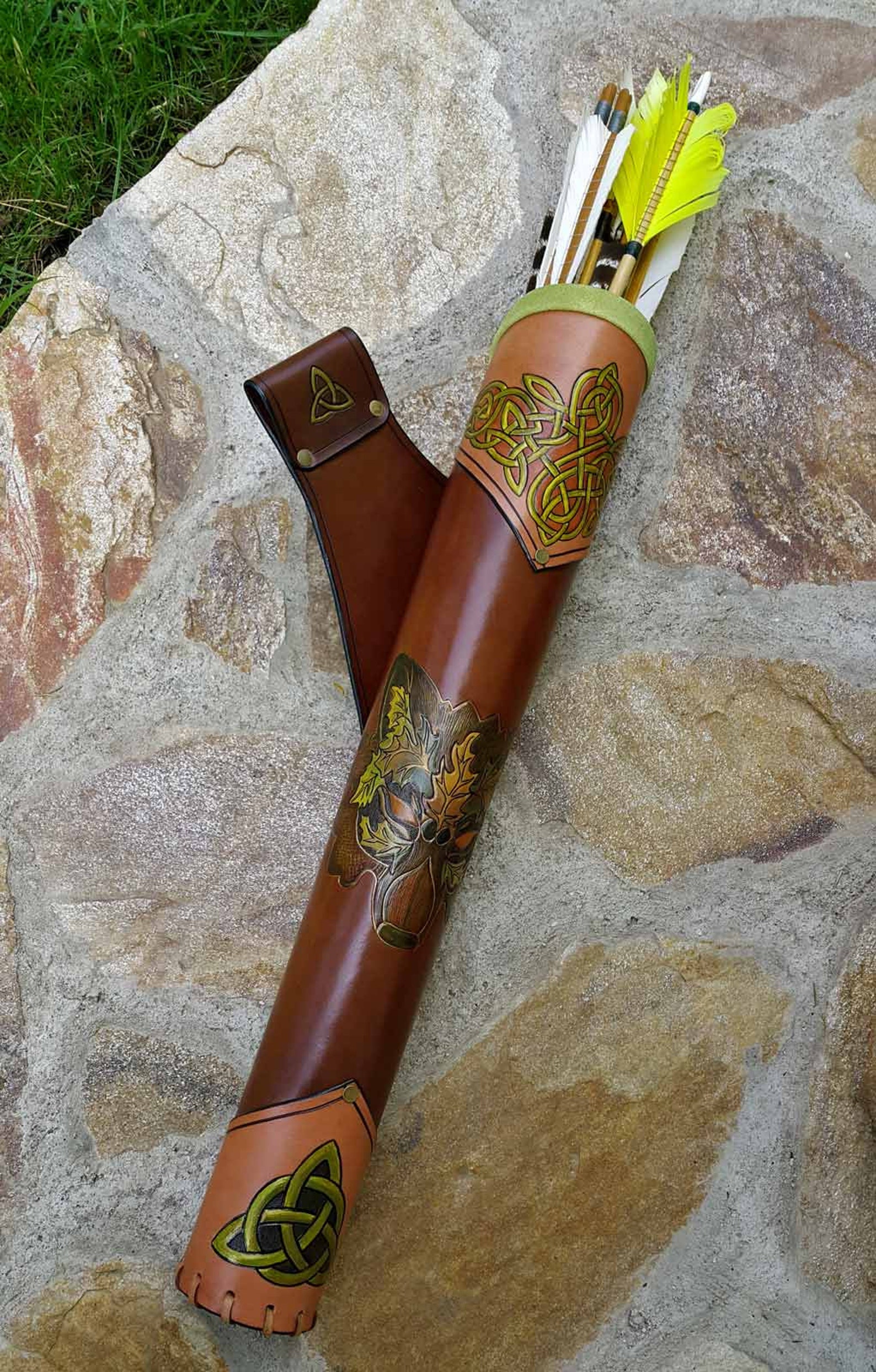 Leather Hip Quiver - Etsy