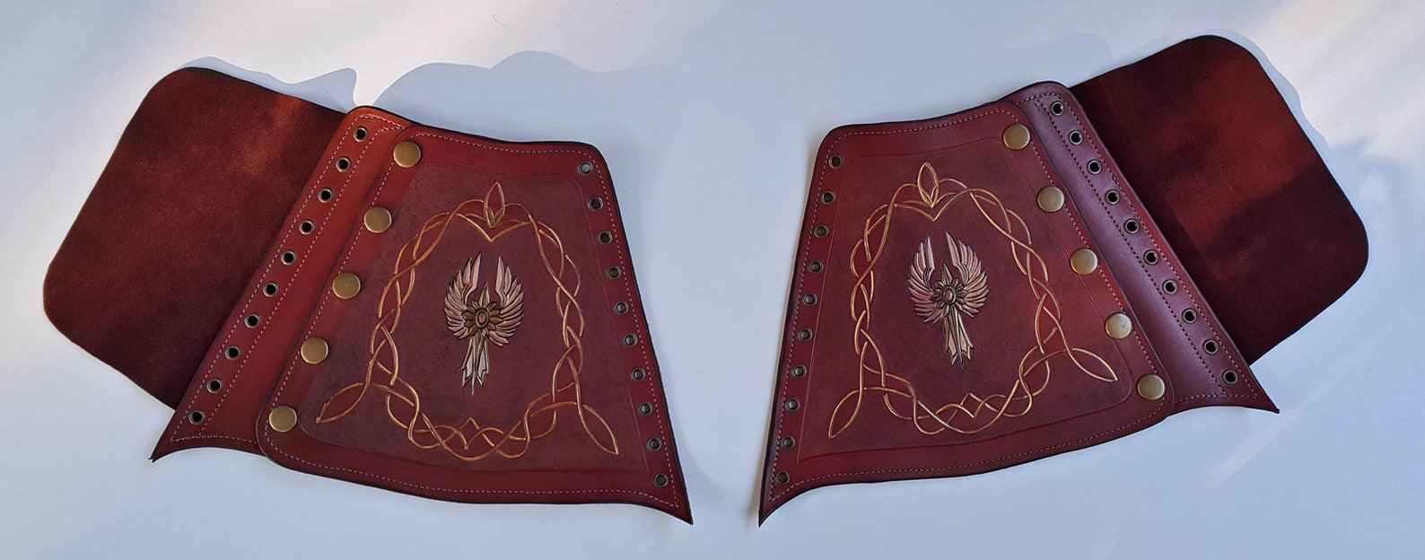 Multi-functional Leather Quiver With Two Arm Guards Two Belt | Etsy