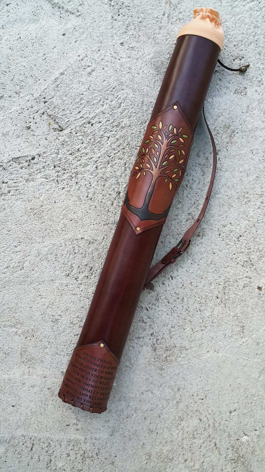 Tooled Leather Flute Case - Etsy