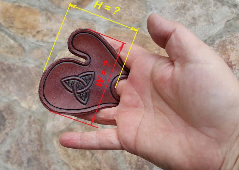 Archery Leather Finger Tab - Etsy