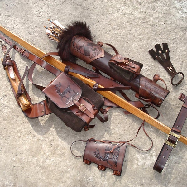 Leather Quiver - Etsy